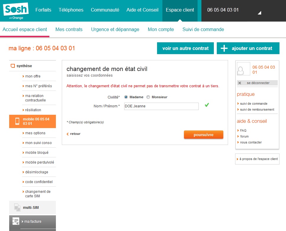 Du nouveau dans votre espace client... - Communauté Sosh