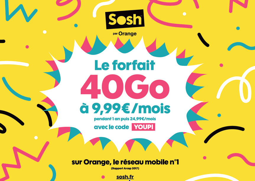 Le forfait 40Go est à 9,99€/mois pendant 12 mois, ... - Communauté Sosh