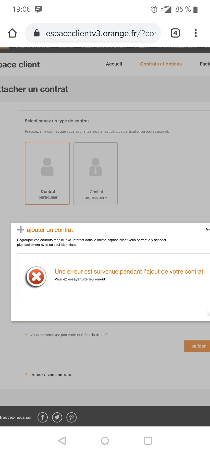 Résolu : Rattacher un contrat sur mon espace client - Page 3 ...