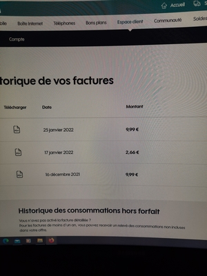 Résolu : Explications sur mes factures - Communauté Sosh
