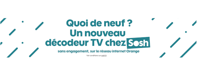 Nouveau décodeur UHD TV Sosh