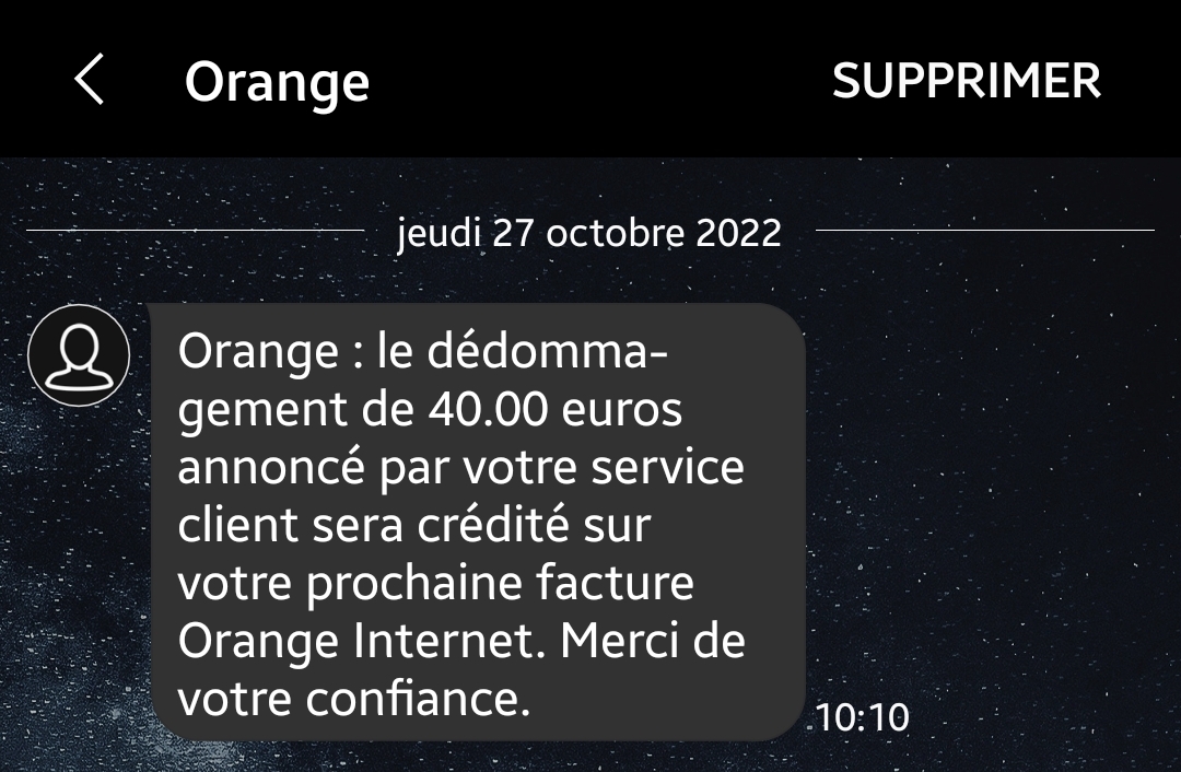 Décodeur TV UHD FACTURE 40€ - Communauté Sosh