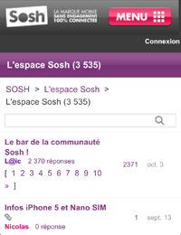 MySosh, la nouvelle appli pour tout gérer en mobil... - Communauté Sosh