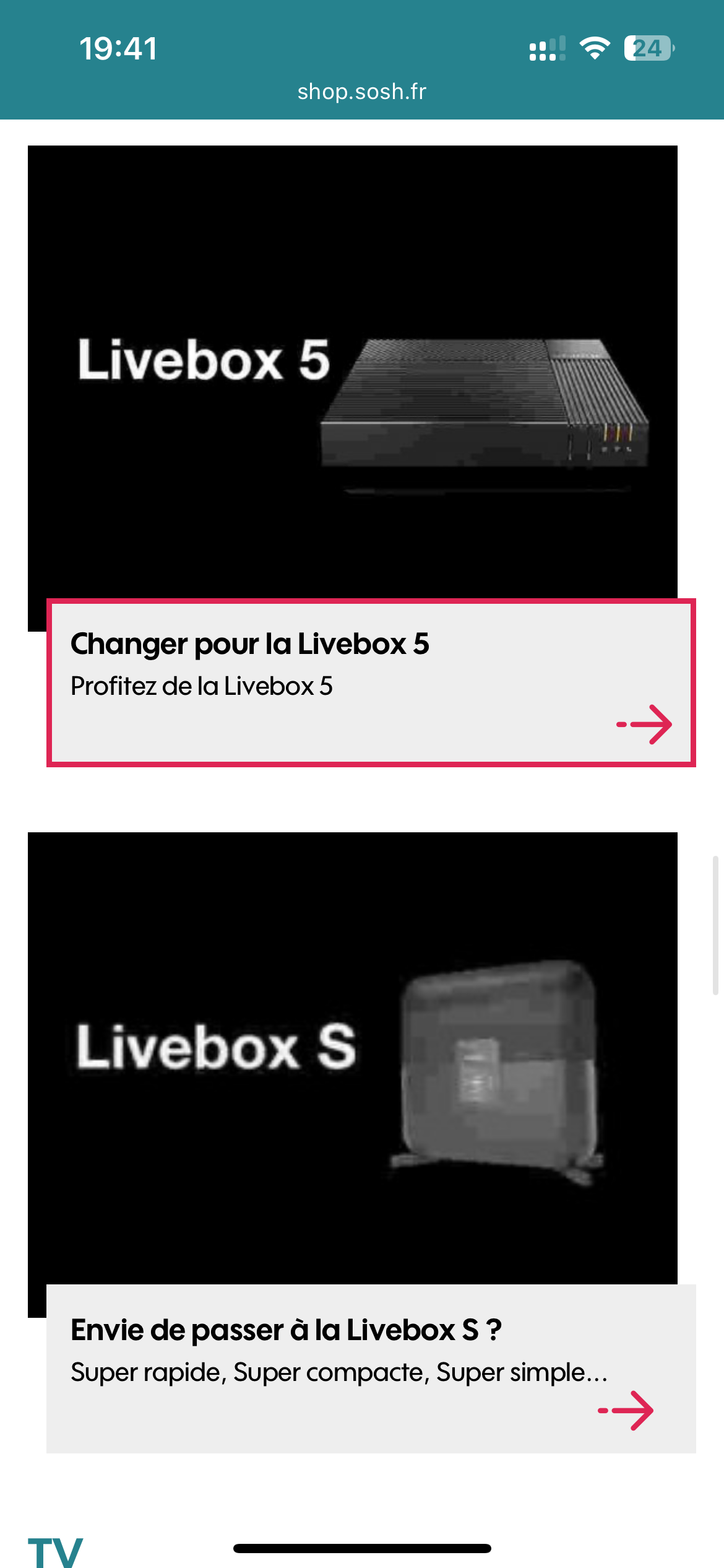 Résolu : Livebox s dispo chez sosh, changement possible pou... - Page 3 ...