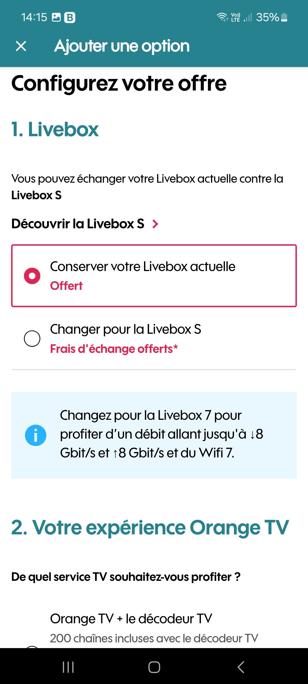 Résolu : Livebox s dispo chez sosh, changement possible pou... - Page 3 ...